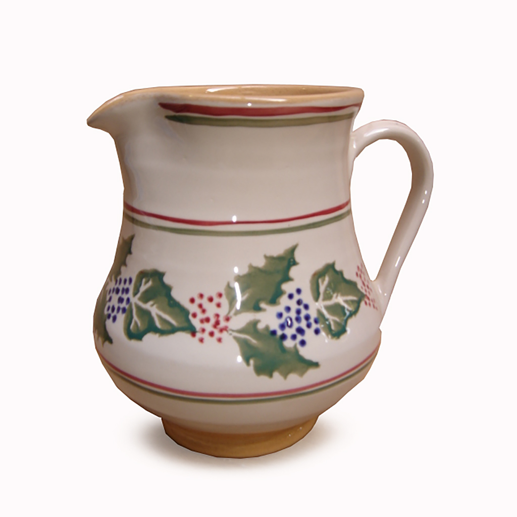 MEDIUM IRISH MOSSE SPONGEWARE JUG 11 CM HIGH (X6) - Authentic antique ...