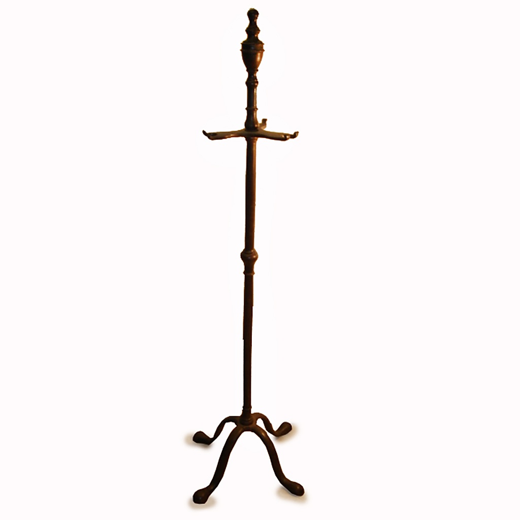 EARLY STEEL POKER / FIRE TOOL STAND AS SELECTED (X2) - Authentic ...