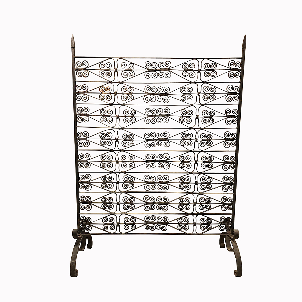 WROUGHT IRON SCREEN PANEL ANTIQUE 183 CM HIGH 130 CM WIDE - Prop hire ...